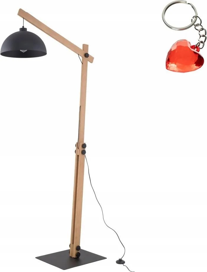 Podlahová lampa Oslo Black 5582 Tk Lighting