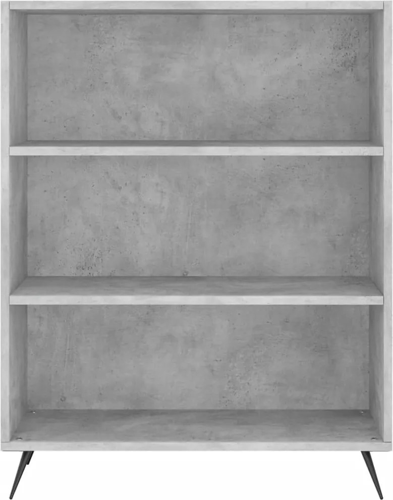 Skříň betonově šedá 69,5 x 32,5 x 180 cm kompozitní dřevo 3189545