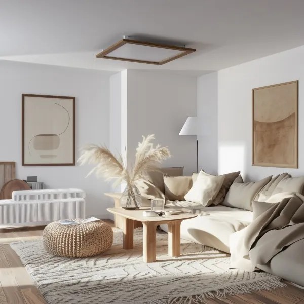 Eglo - LED Přisazený panel SALOBRENA LED/31W/230V hnědá