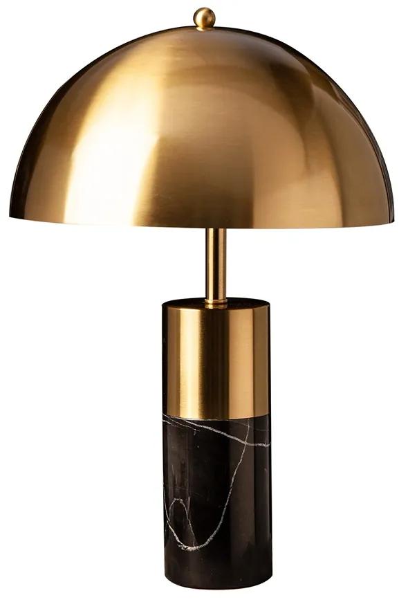 Designová stolní lampa Aamira 52 cm černo-zlatá
