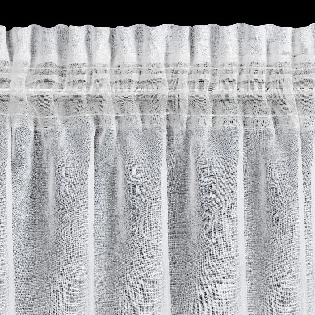 ZÁCLONA NA PÁSCE LENA 350X270 CM BÍLÁ