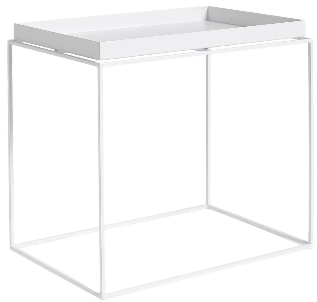 HAY Stolek Tray Table L, White