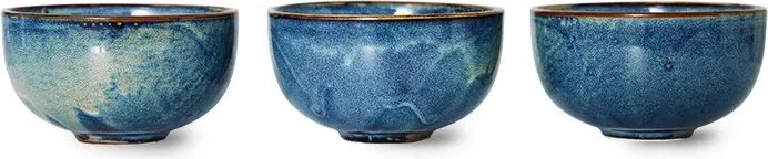 Rustikálně modrá porcelánová miska Chef - Ø 11*6 cm / 260 ml