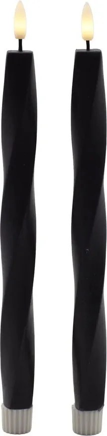 LED svíčky v sadě 2 ks na baterky (výška 26 cm) Sille Twist – Sirius