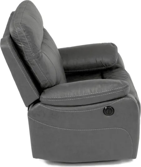 Polohovací křeslo šedé, elektrické TV-4094 GREY3