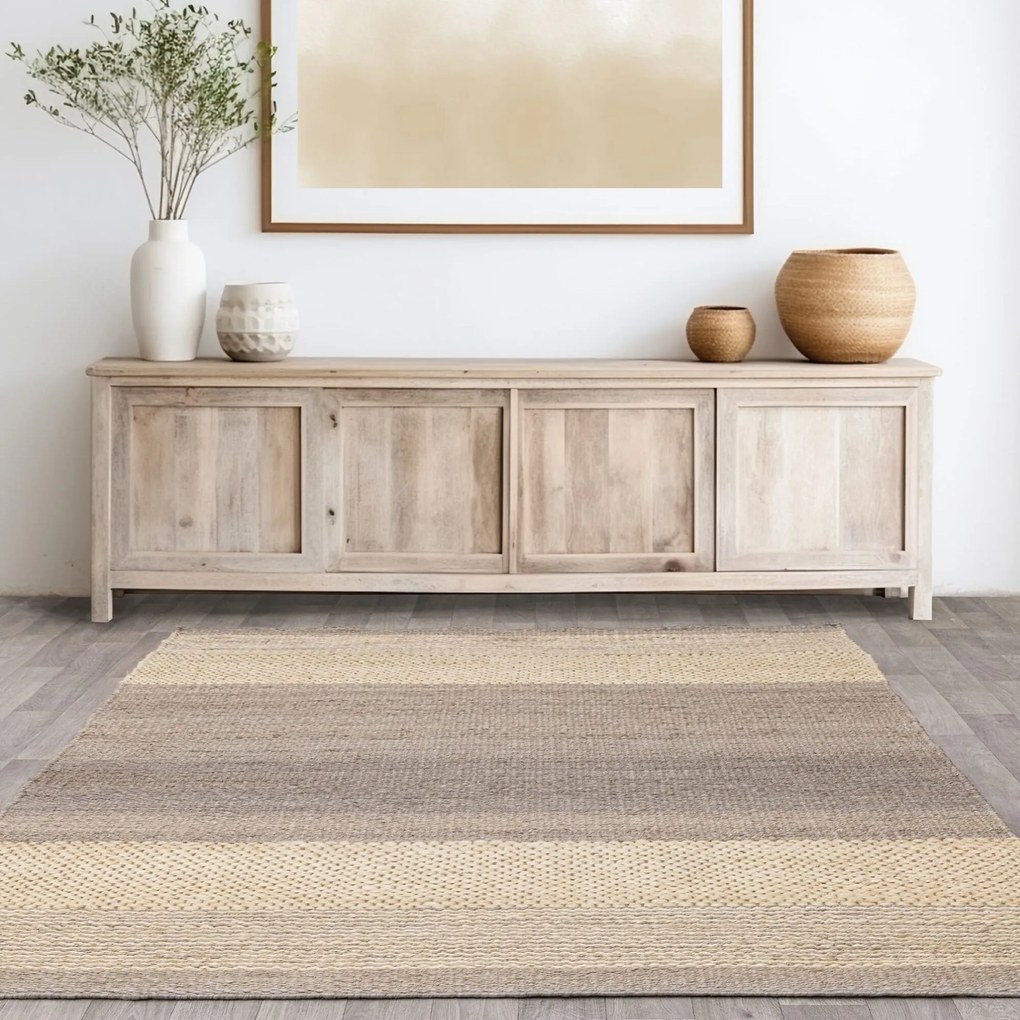 Tribeca Design Kusový koberec Passport Natural Grey Rozměry: 200x300 cm