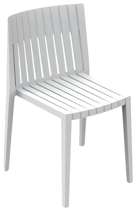 OnaDnes -20% VONDOM Bílá plastová zahradní židle SPRITZ