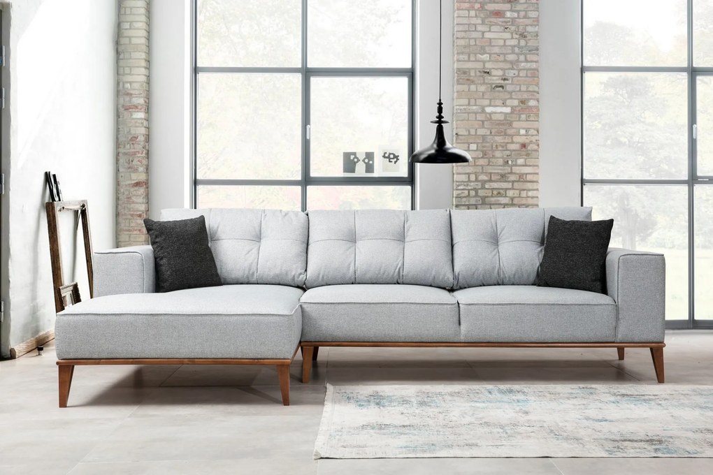 Atelier del sofa Pohovka MONTANA šedá levý roh 560ARE1111