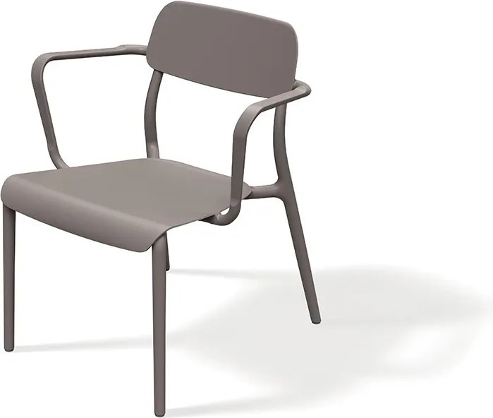 Zahradní křeslo Rimos 62 cm zemitě hnědé