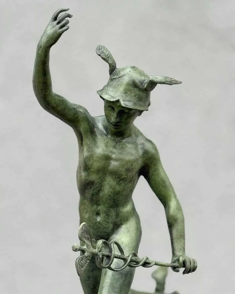 Bronzová socha - Hermés Merkur