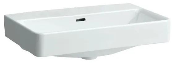 Laufen Pro S Kompaktní umyvadlo 60 x 38 cm bez otvoru, LCC bílá H8189594001091