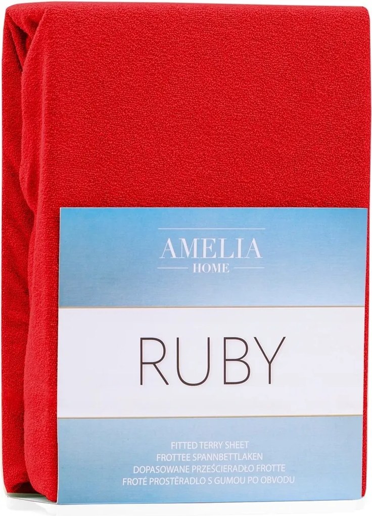 Ameliahome Ruby Prostěradlo Klasický Styl Materi -200-220x200- Červená