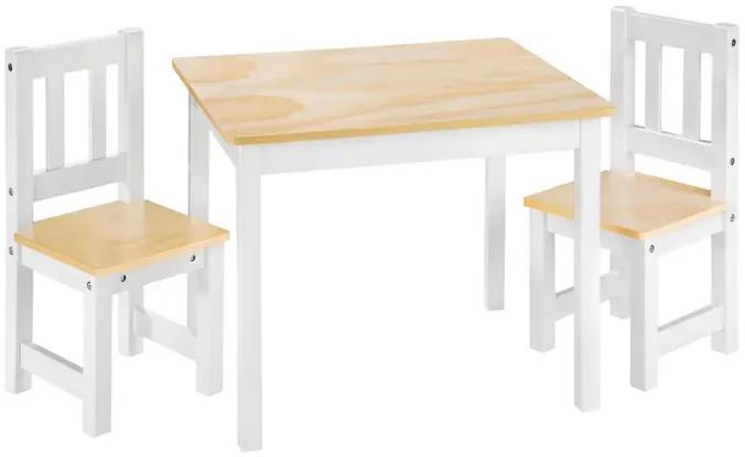 Tectake Sestava ALICE dvě židle a stůl