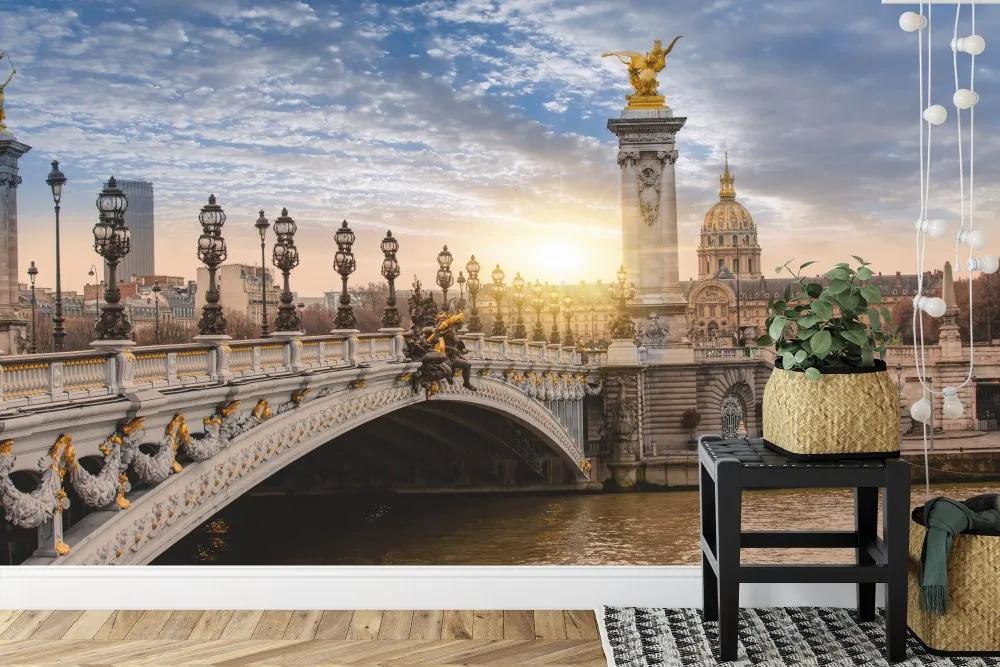 Fototapeta Panorama Paříže Vliesová tapeta 135x90