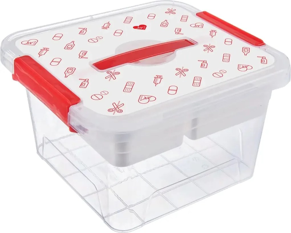 Orion Organizér, úložný box na léky, 2v1, LÉKARNIČKA MEDICO