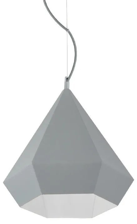 ACA DECOR Závěsné svítidlo Hexagon šedá
