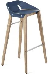 Barová židle Tabanda DIAGO, 75 cm, dubová podnož (RAL5001)