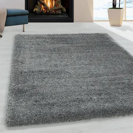 Koberce Breno Kusový koberec FLUFFY 3500 Light Grey, Šedá, 140 x 200 cm