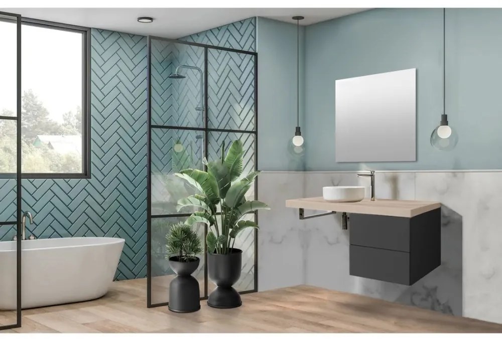 Mereo Mereo, Ponte, koupelnová skříňka 61 cm, Multidecor, CN290SBIEL