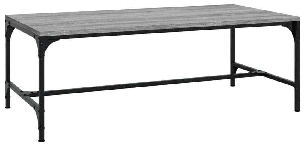 Konferenční stolek šedý sonoma 80x50x35 cm kompozitní dřevo - Default Title
