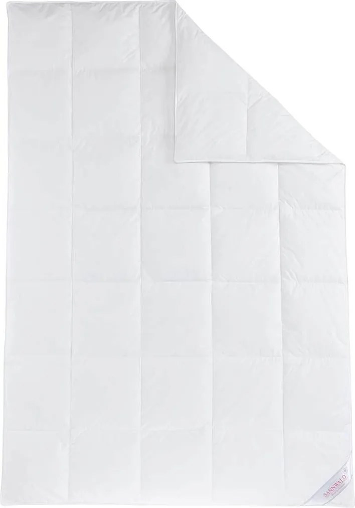Sannwald Kazetová přikrývka z prachového peří Premium, středně teplá (160 x 200 cm)