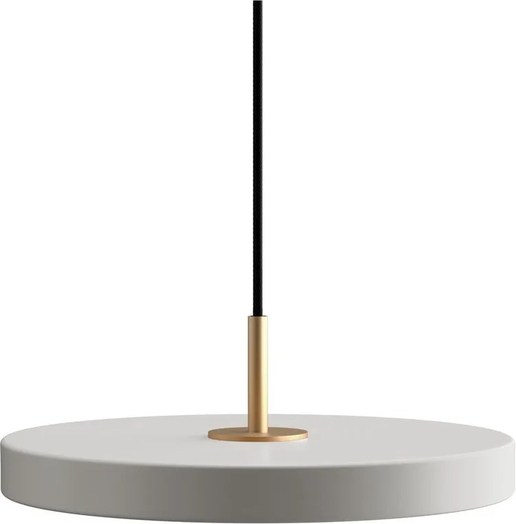 Světle šedé LED závěsné svítidlo s kovovým stínidlem ø 31 cm Asteria Mini – UMAGE