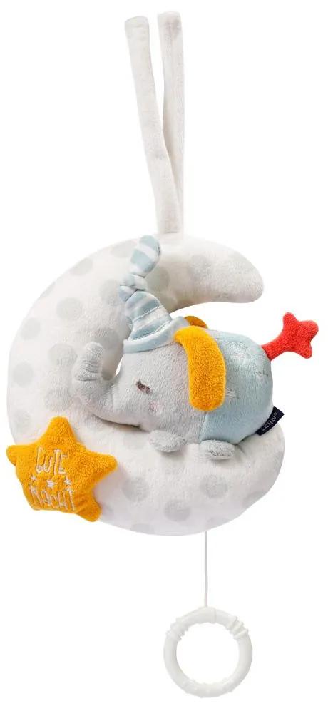 BABY FEHN Hrací hračka slon na měsíci, GoodNight