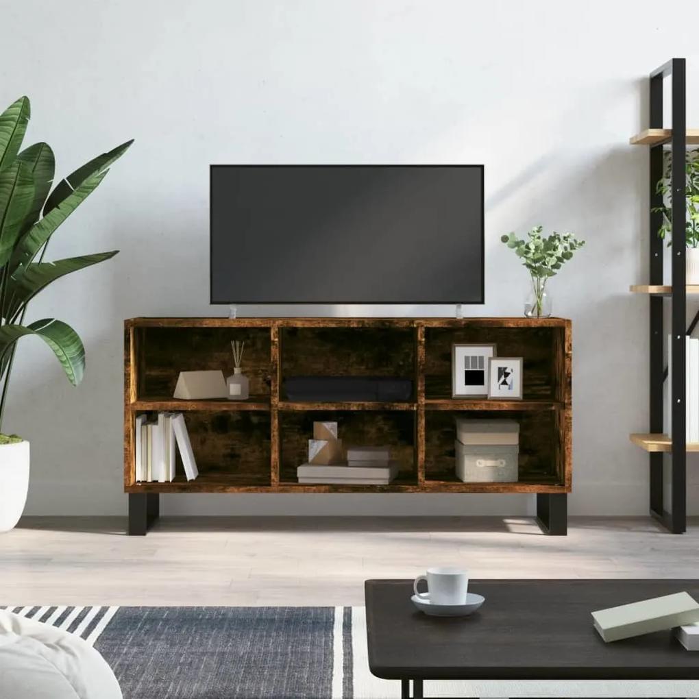 vidaXL TV skříňka 103,5 x 30 x 50 cm kompozitní dřevo [826998] Barva: Bílá