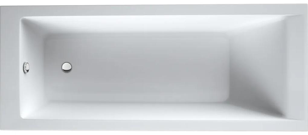 Oltens Langfoss obdélníková vana 170x75 cm bílá 10005000