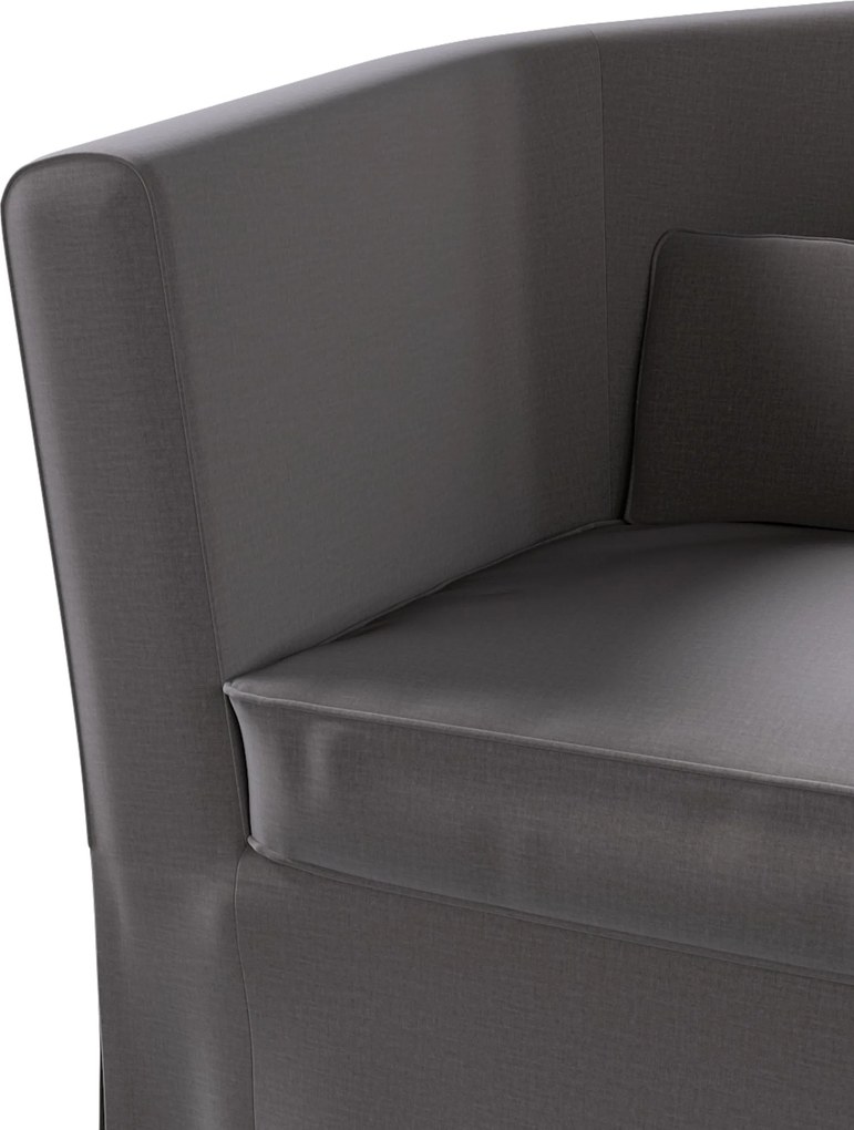 Potah na křeslo IKEA Ektorp Tullsta barva hnědá látka sametová