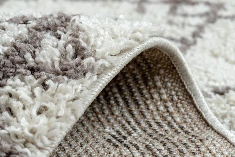 Dywany Łuszczów, Kusový koberec Berber Tanger B5940 cream and brown, 120x170, béžová, obývací pokoj
