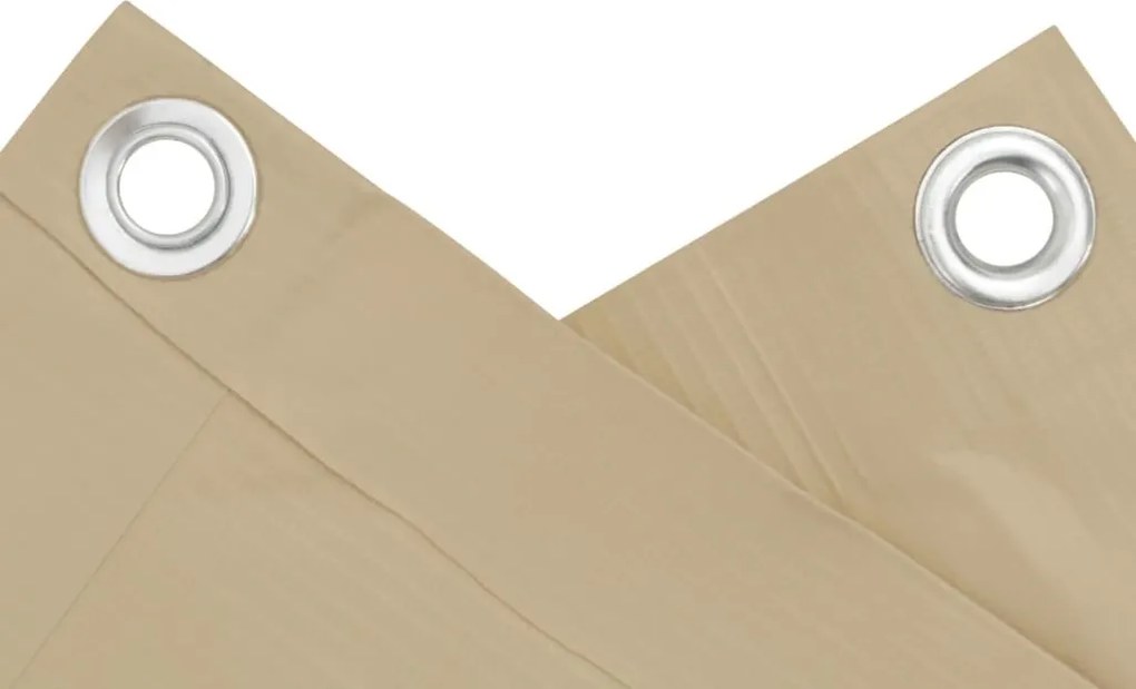 vidaXL Balkónová zástěna 90 x 500 cm oxfordská látka [134870] Barva: taupe