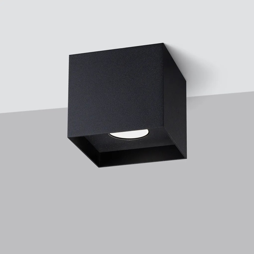 Sollux Lighting Stropní svítidlo HATI Černá