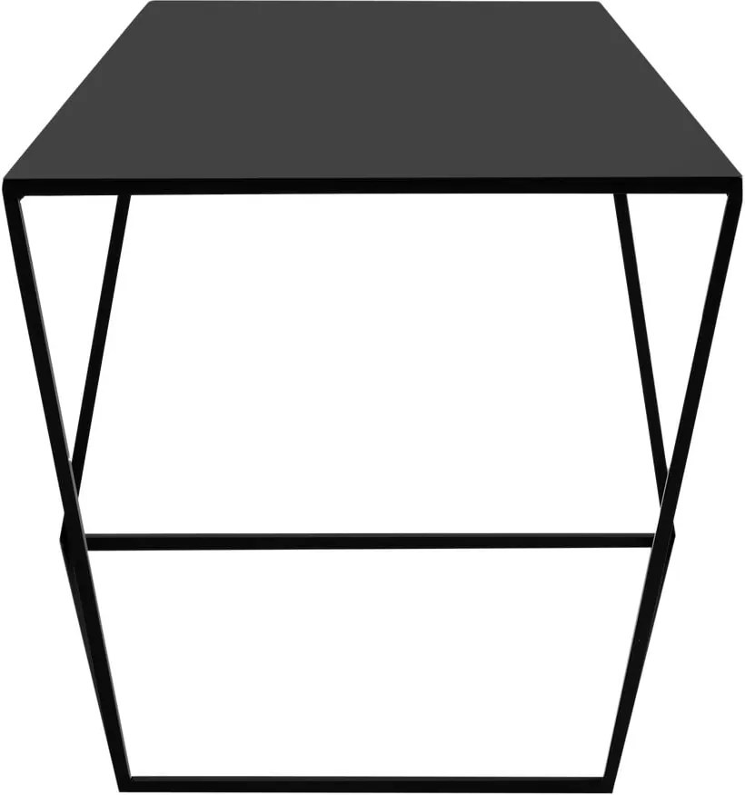 Černý odkládací stolek Custom Form Zak, 35 x 50 cm