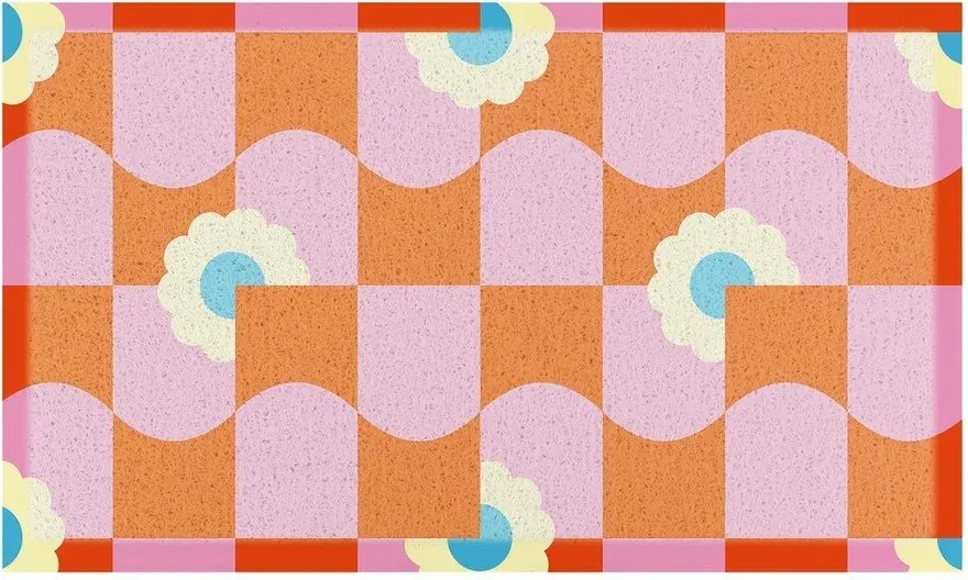 Rohožka z recyklovaného plastu 40x70 cm Elizabeth Olwen – Artsy Doormats