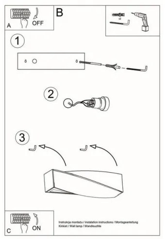 Nástěnné keramické svítidlo SOLLUX Sigma mini E27 1x60W bez zdroje SL.0229 bílá