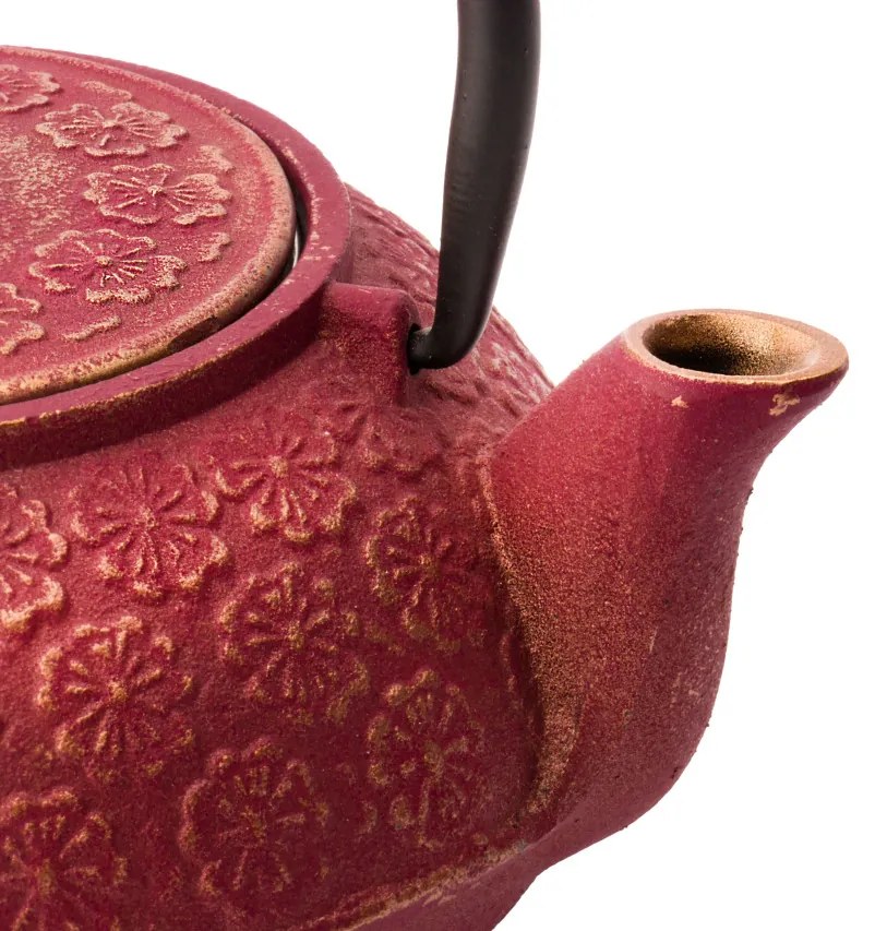 Bredemeijer Čajová sada Shanghai 0,6L,růžová/zlatá