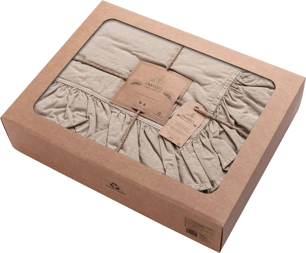Ložní povlečení 200x220cm oxford tan