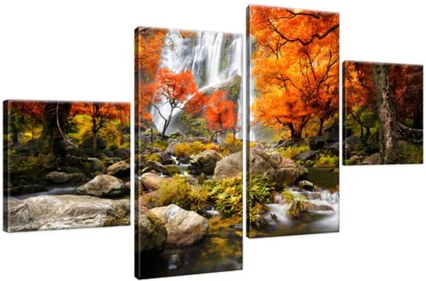 Tištěný obraz Podzimní vodopád 160x90cm 2335A_4Q