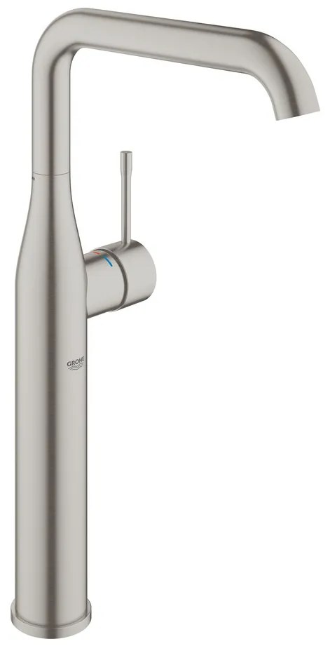 Grohe Essence - Páková umyvadlová baterie bez odtokové garnitury, XL-Size, supersteel 32901DC1