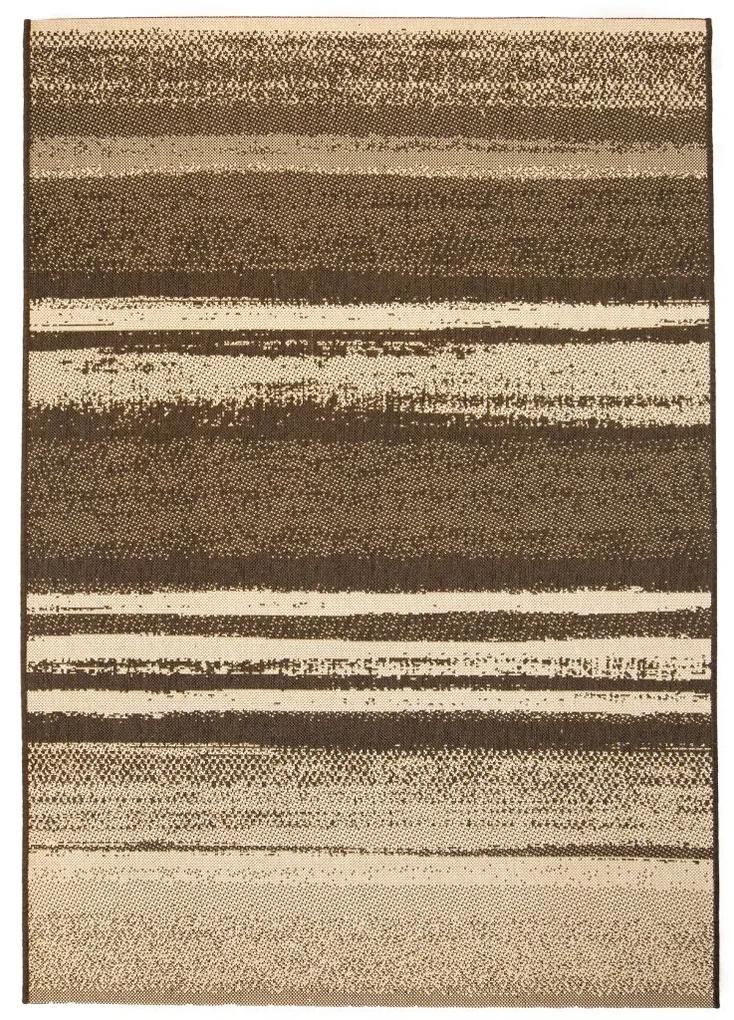 133102 vidaXL Venkovní/vnitřní kusový koberec, sisal vzhled 80x150cm pruhy