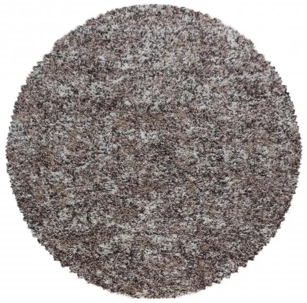 Ayyildiz Kusový koberec ENJOY 4500, Béžová Rozměr koberce: 120 cm KRUH