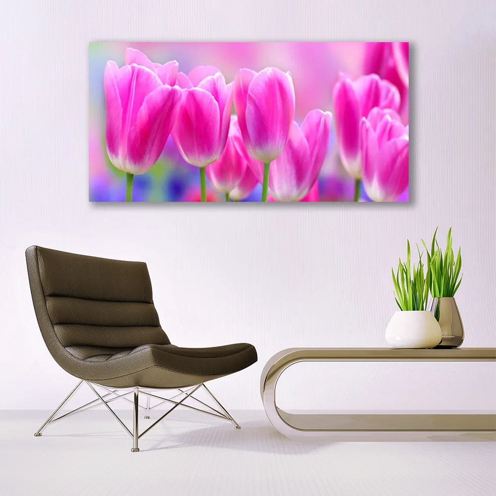 akrylový obraz Tulipány 120x60 cm