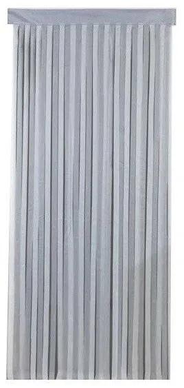 Závěs do dveří, 90 x 200 cm, šedý