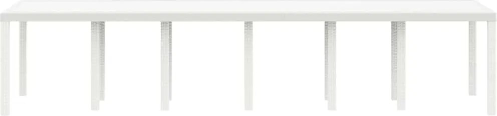 Zahradní stůl Bílá 350 x 100 x 74 cm polyratan 3378526