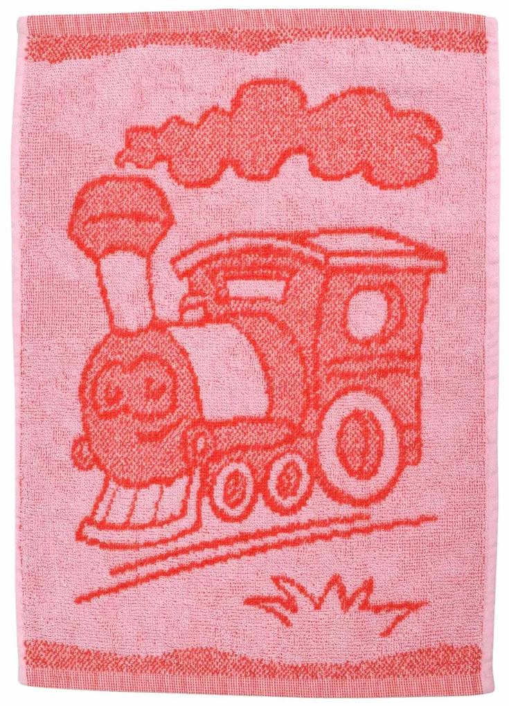 Profod Dětský ručník Train red 30x50 cm