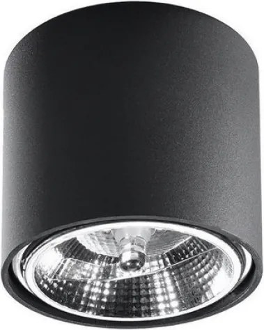 Stropní svítidlo SOLLUX Tiube GU10 1x40W bez zdroje SL.0697 černá
