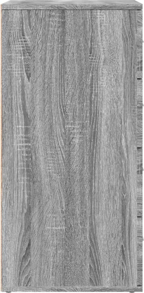 Příborníky 2 ks šedé sonoma 60 x 39 x 80 cm kompozitní dřevo 3276628