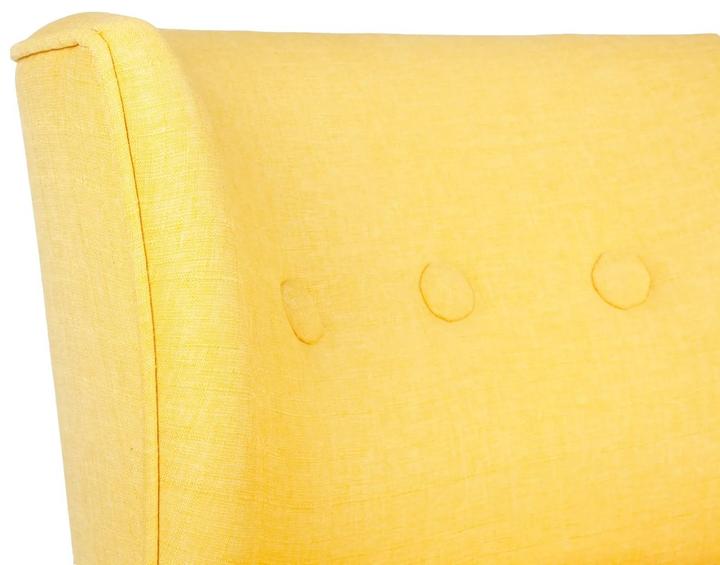 Atelier del Sofa Křeslo Bienville - Yellow, Žlutá