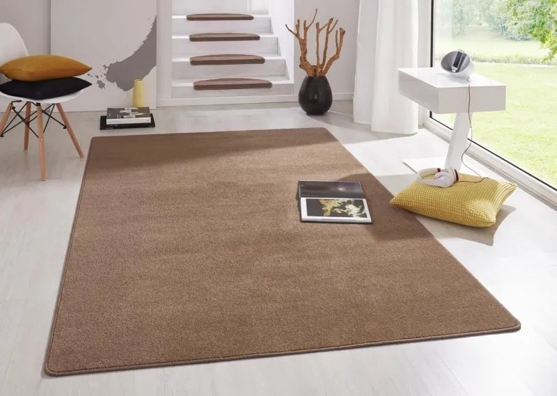 Hanse Home, Kusový koberec Fancy 103008 Braun - hnědý, 100x150, hnědá, dětský pokoj